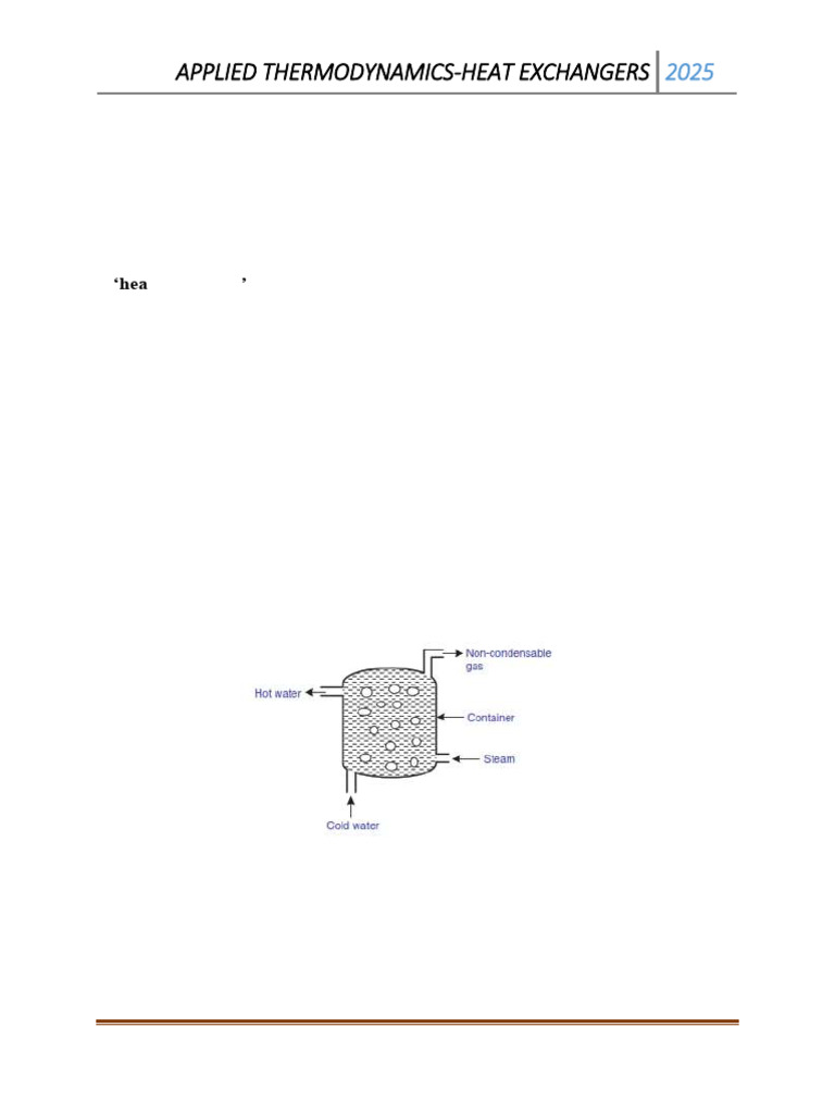 Applied Thermo Sub Module Two | PDF | Heat Exchanger | Heat Transfer