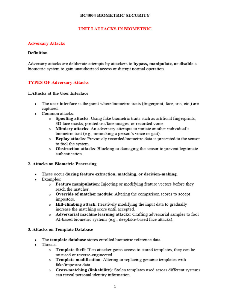 Bc4004 Biometric Security | PDF | Biometrics | Key (Cryptography)