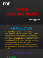 Hospital Spill Management Guidelines | PDF