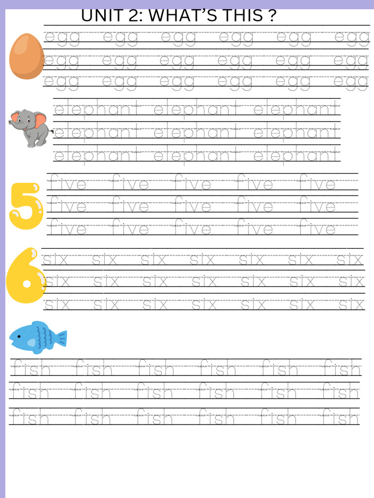 Pink Name Tracing Early Primary Kindergarten Worksheet | PDF