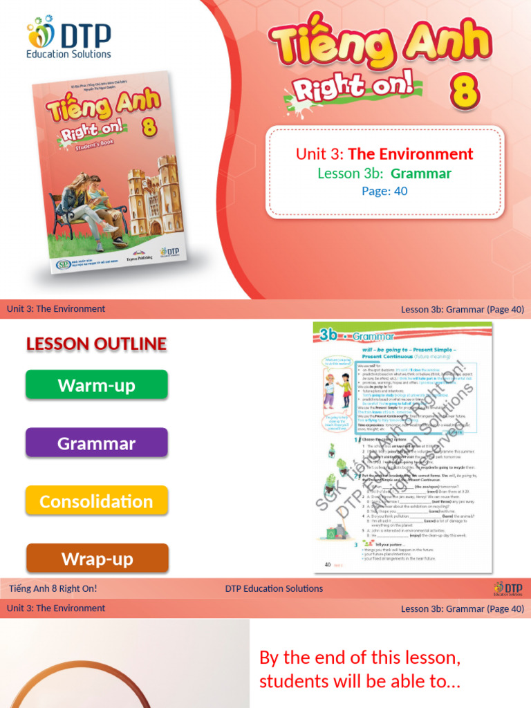 Unit 3 - Lesson 3b - Grammar - Page 40 | PDF
