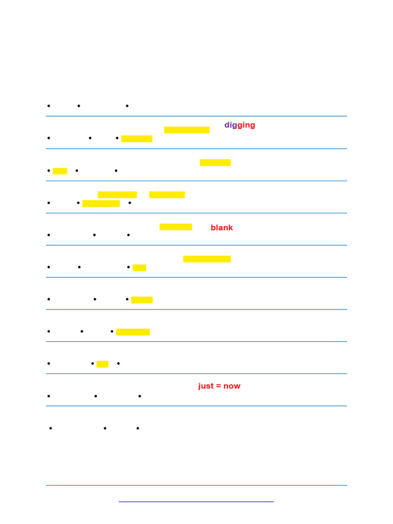 Present Tenses Exercises Multiple Choice | PDF