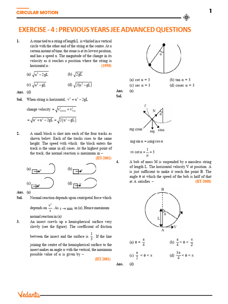 Circulation Motion EX-4 | PDF | Physical Quantities | Physical Phenomena