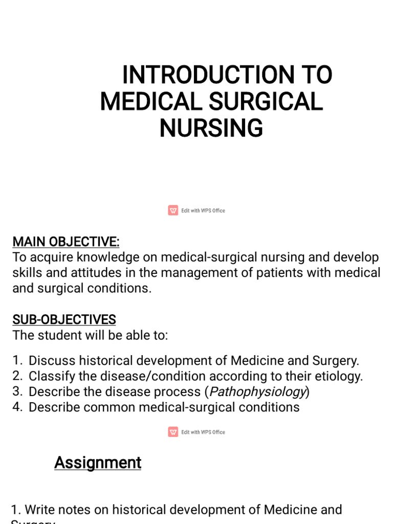 Medical-Surgical Nursing Overview | PDF | Inflammation | Burn
