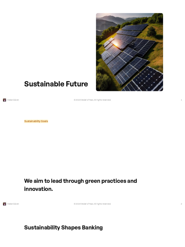 Sustainable Banking - Navigating Green Finance | PDF | Sustainability ...