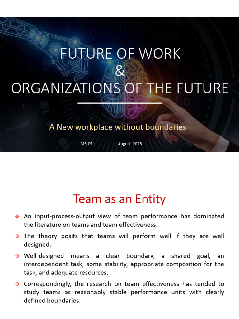 Future of Work: Boundaryless Organizations | PDF | Collaboration ...