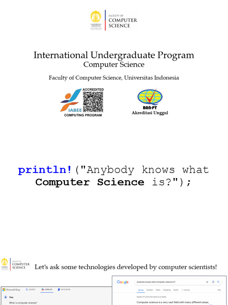International Computer Science Program | PDF | Computer Science | System