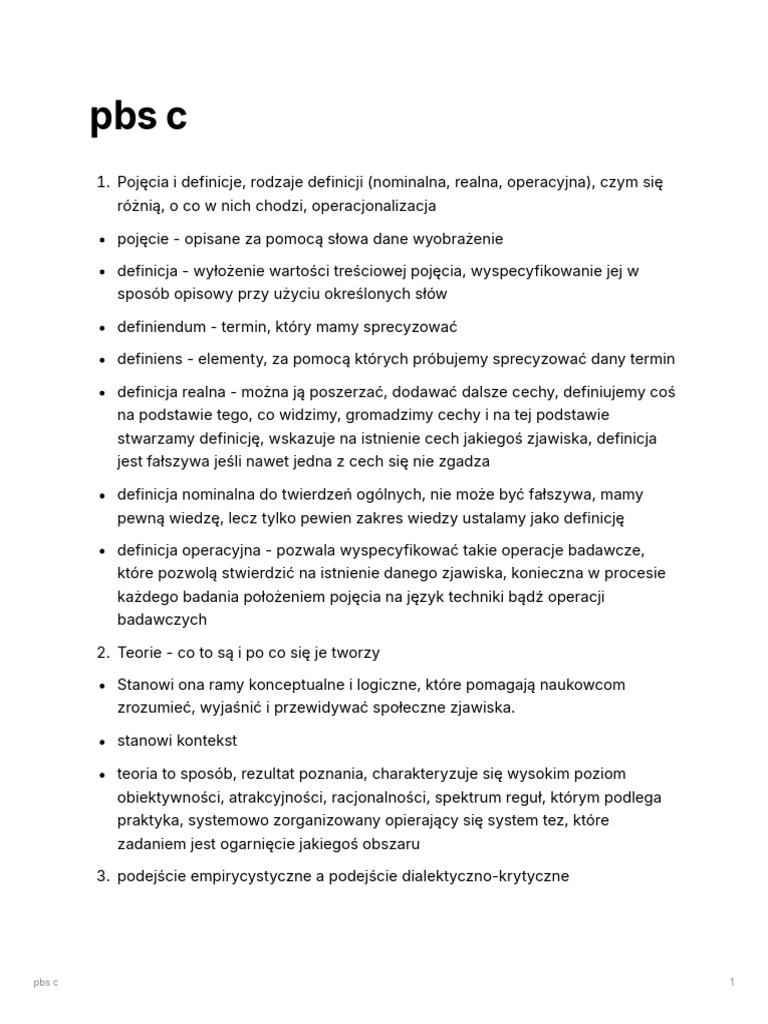 Pbs C | PDF