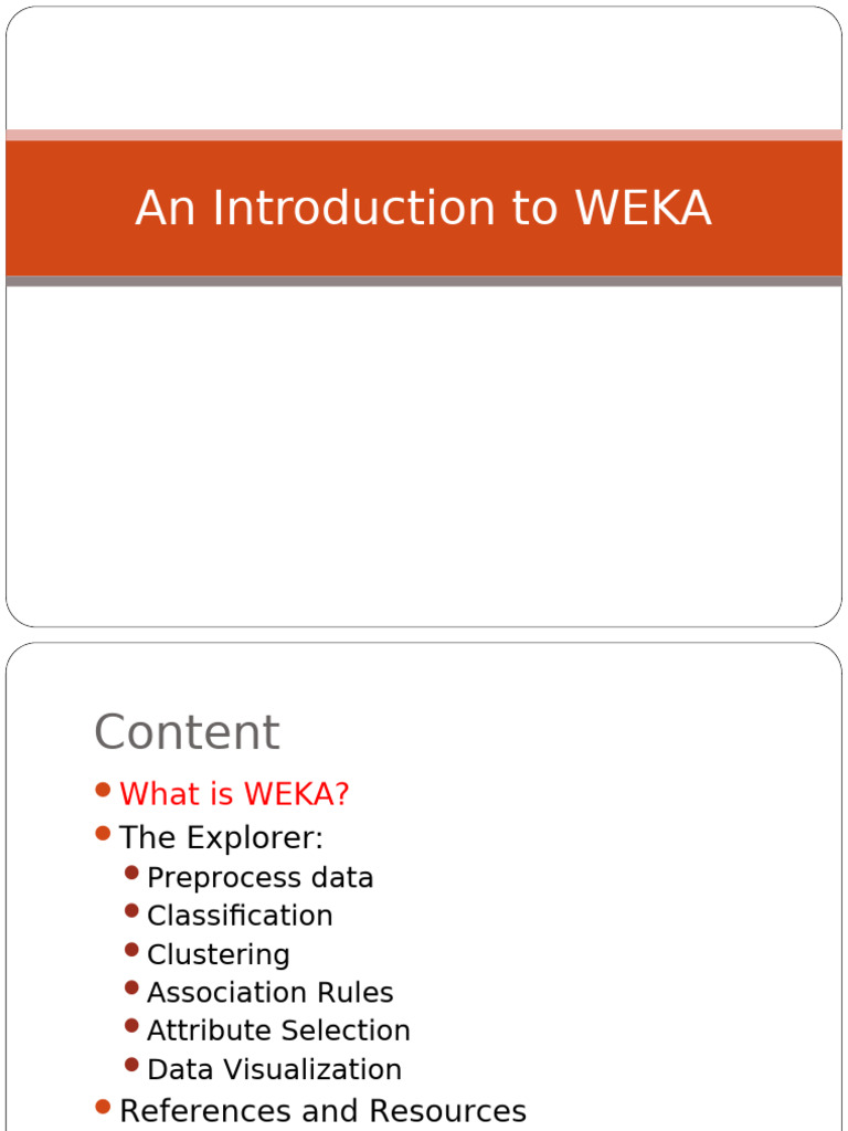 Weka | PDF | Machine Learning | Software Engineering