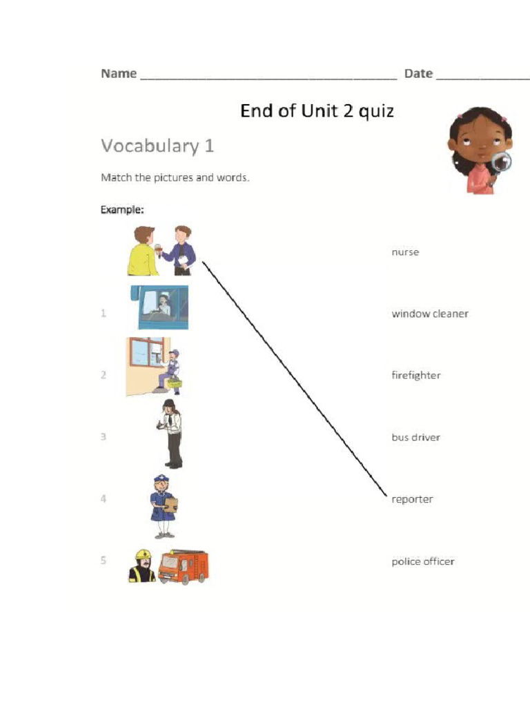 Grade 2 - End of Unit 2 Test | PDF