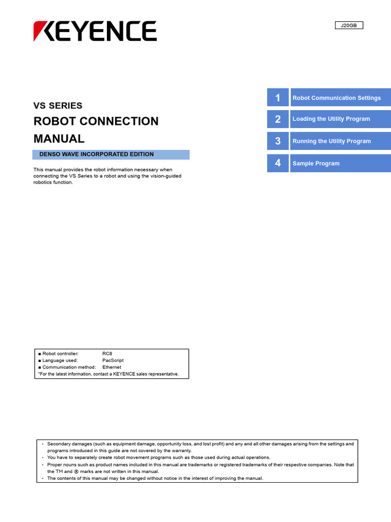 VS Series Robot Connection Guide | PDF | Computer Network | String ...
