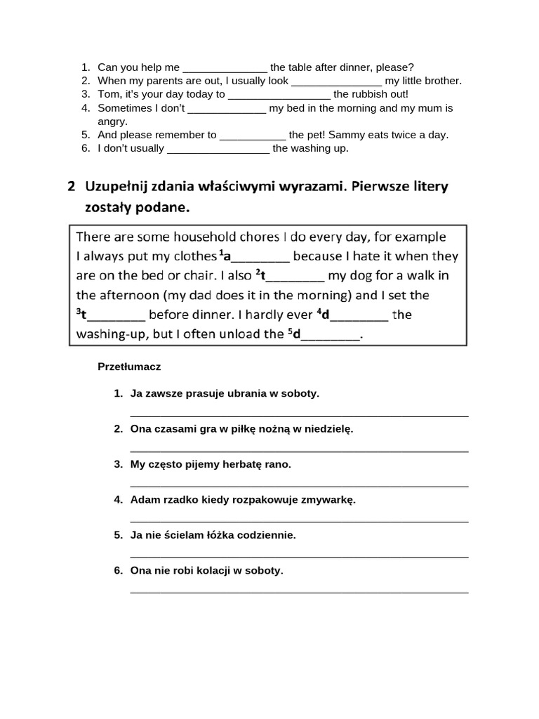 Together 5 Unit 3 | PDF