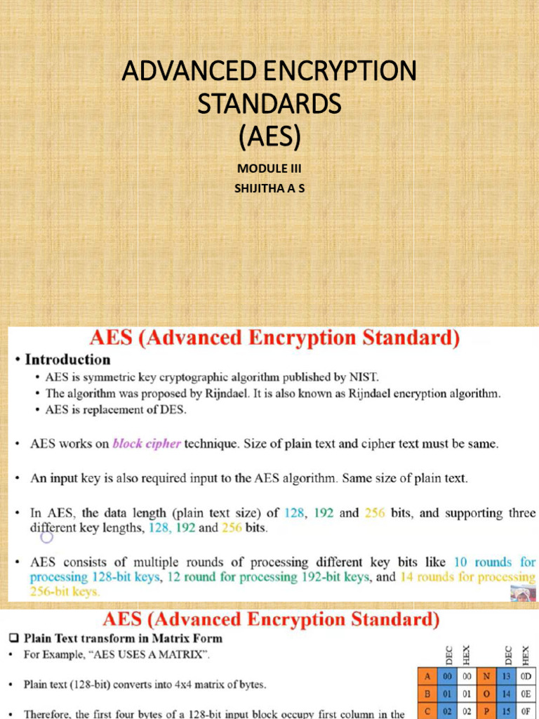Aes PDF | PDF
