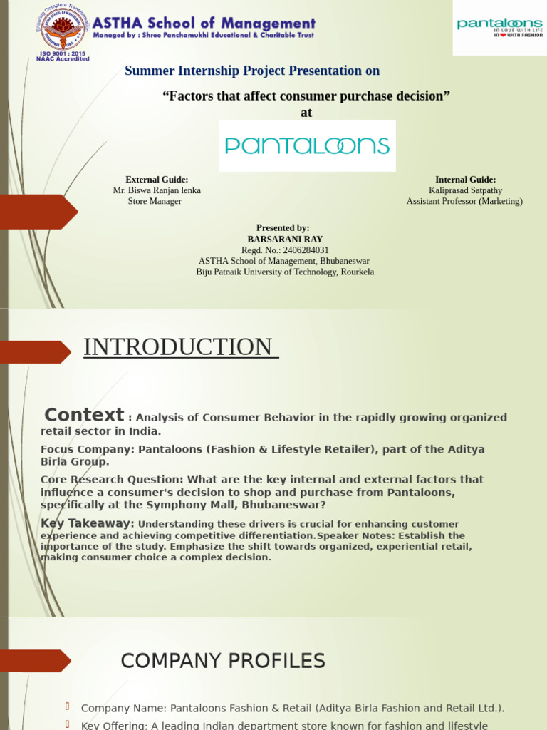 Barsha Rani Ray PPT (Autosaved) | PDF | Retail | Sampling (Statistics)