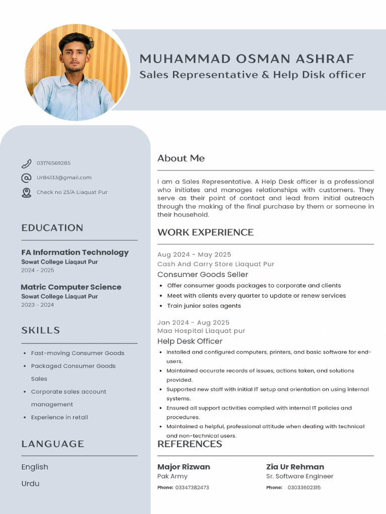 Osman Ashraf Resume | PDF