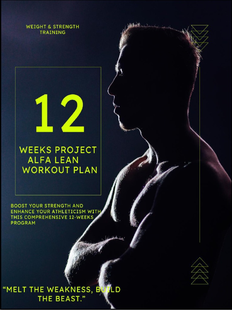 Alfa Lean Workout Plan | PDF | Weight Training | Management Of Obesity