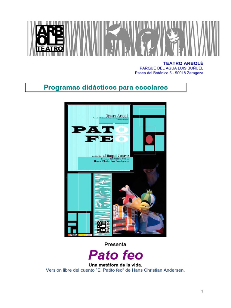 Pato Feo - Didactica | PDF | Aprendizaje | Motivación