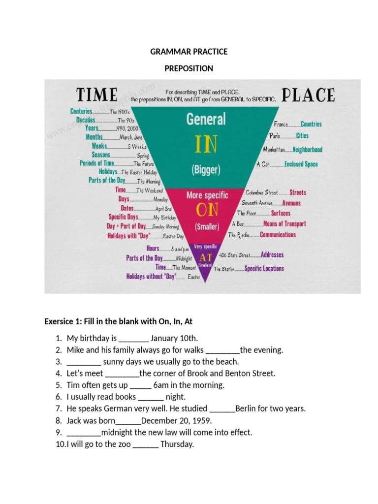 Grammar Practice | PDF