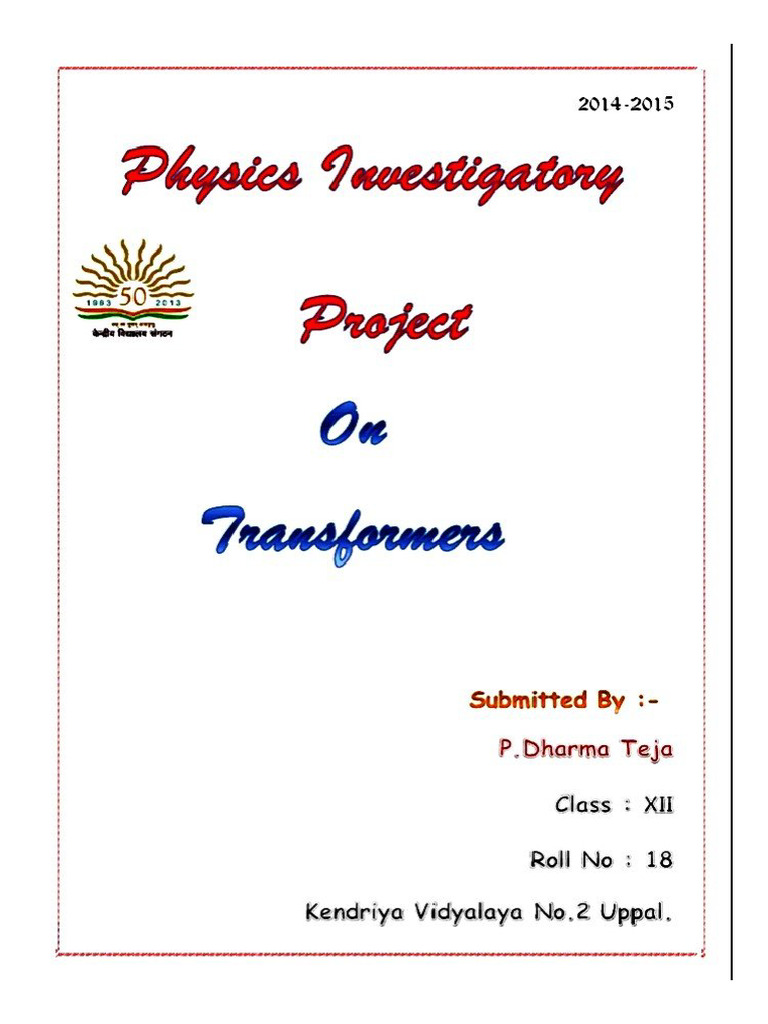 Physics Project | PDF