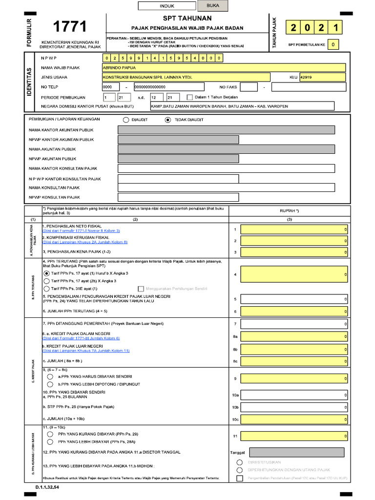 Form 1771 Print | PDF