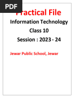 Class 10th Practical Questions IT-402 | PDF | Computing | Software