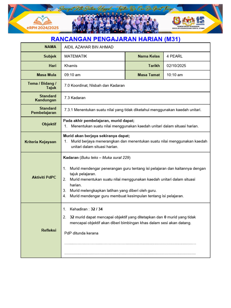 02.10.2025 SK Sentul Utama | PDF