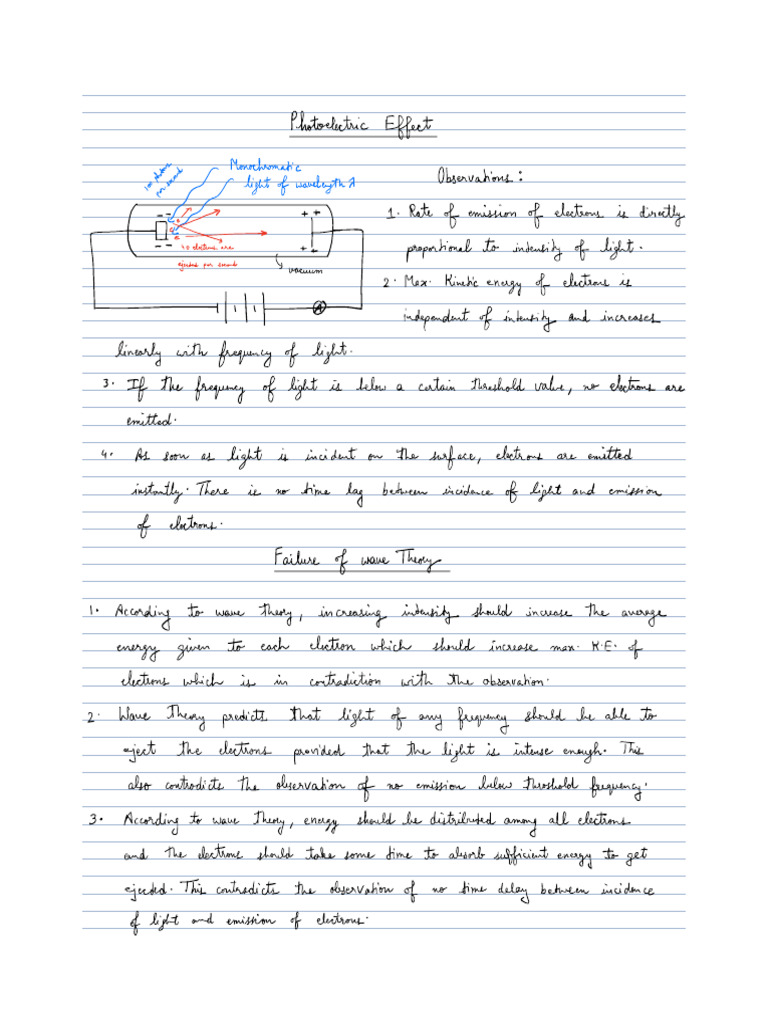 Modern Physics 12 ISC 25-26 | PDF | Photoelectric Effect | Atomic Physics