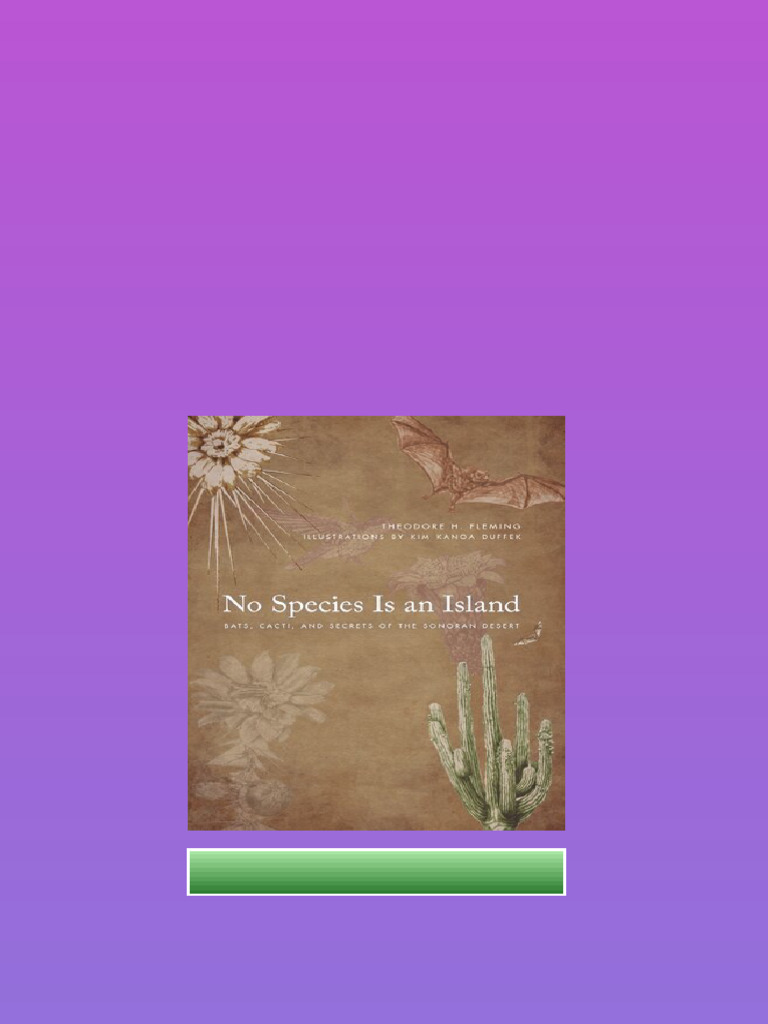 No Species Is An Island Theodore H Fleming digital download | PDF