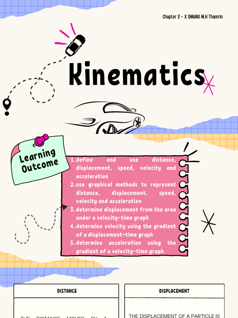 Kinematics: Distance, Velocity, Acceleration | PDF | Acceleration ...