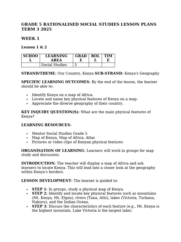 JHS Social Studies Lesson Plans | PDF | Learning | Mentorship