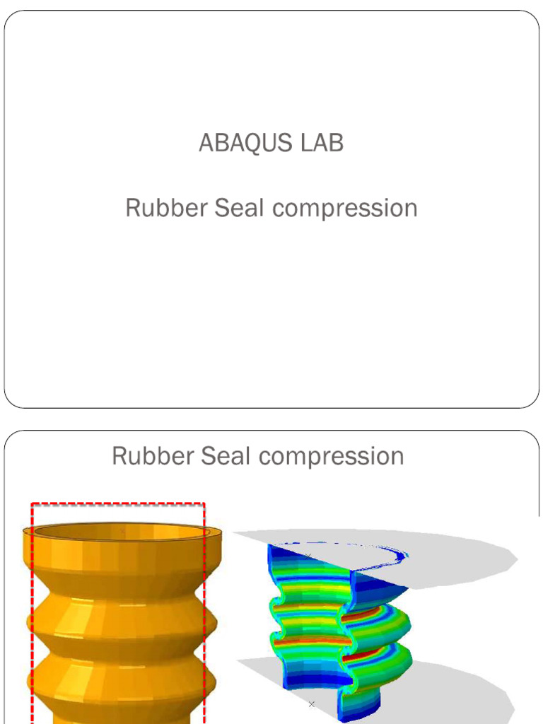 Rubber Seal Compression Lecture | PDF