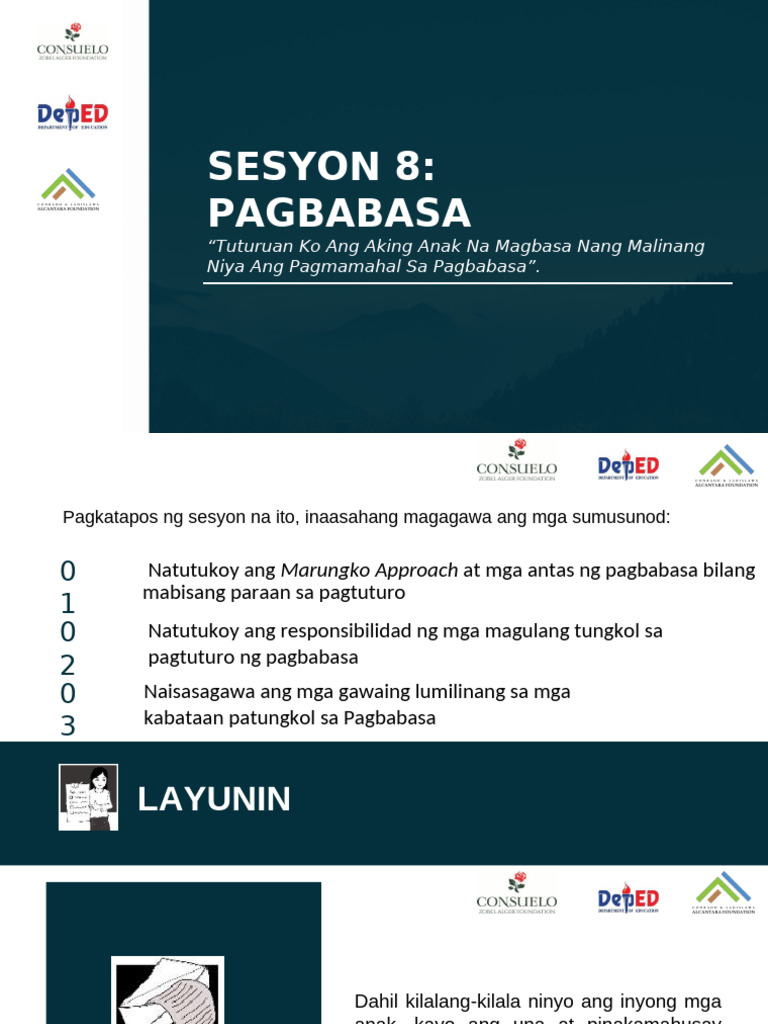 Sesyon 8 - Pagbabasa | PDF
