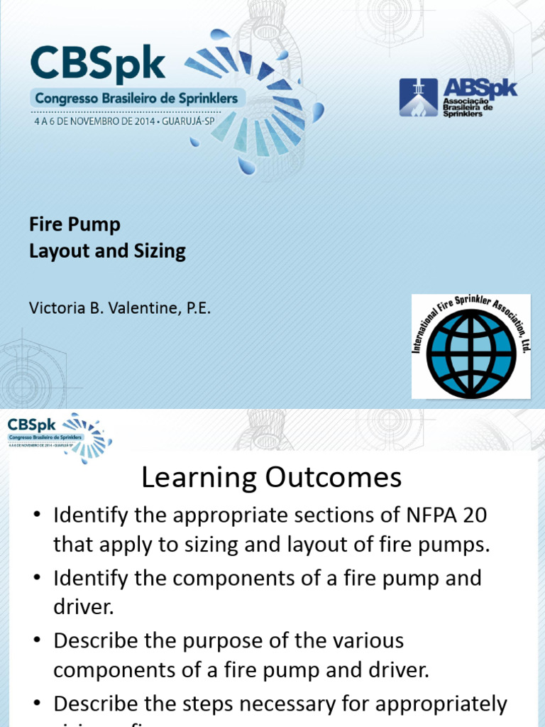 Fire Pump Layout and Sizing | PDF | Pump | Fire Sprinkler System
