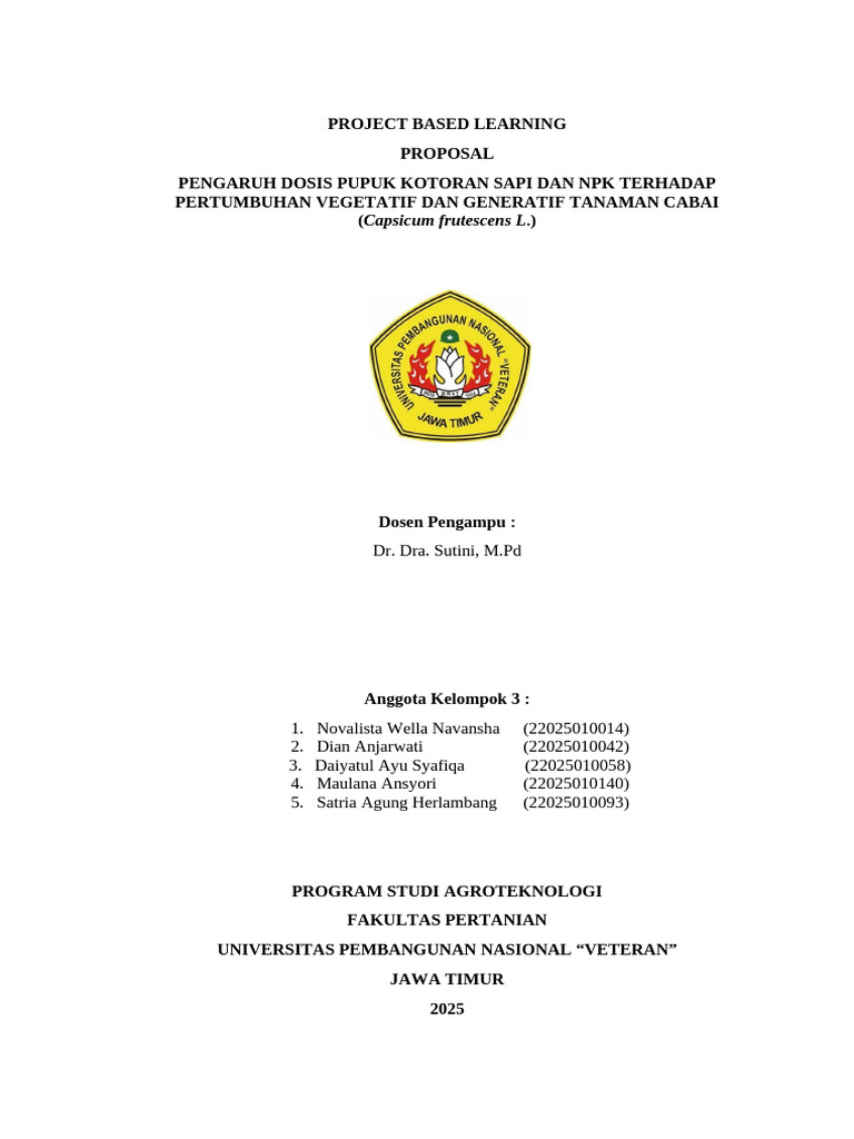 Project Based Learning | PDF