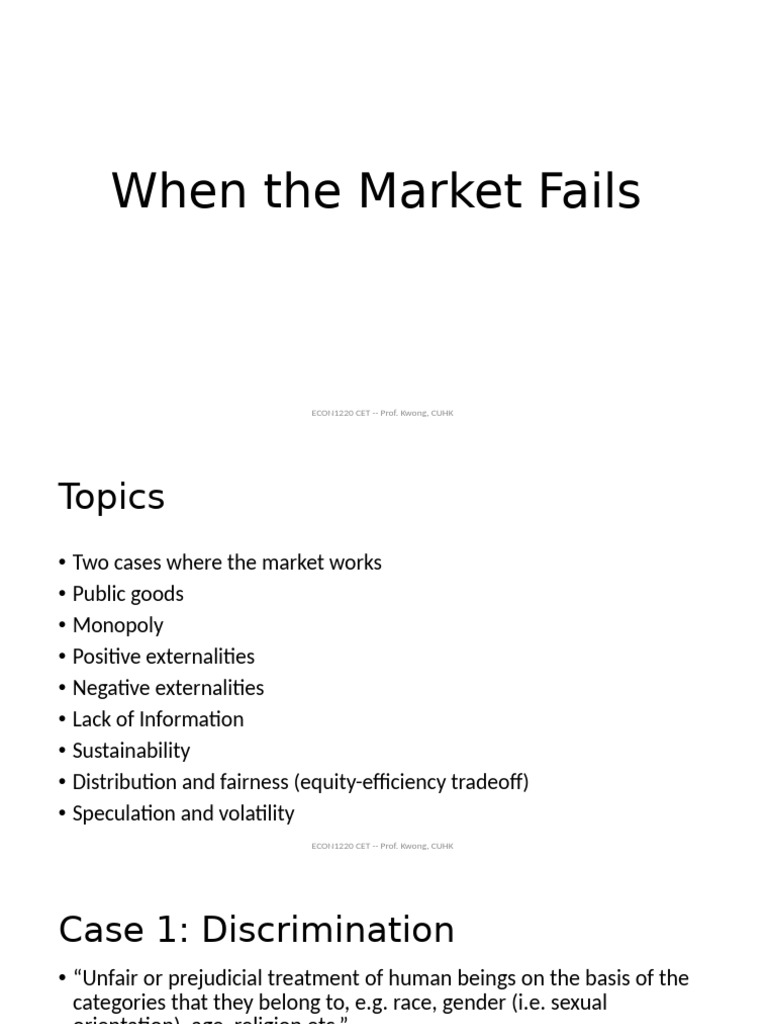 Understanding Market Failures in Economics | PDF | Monopoly | Externality