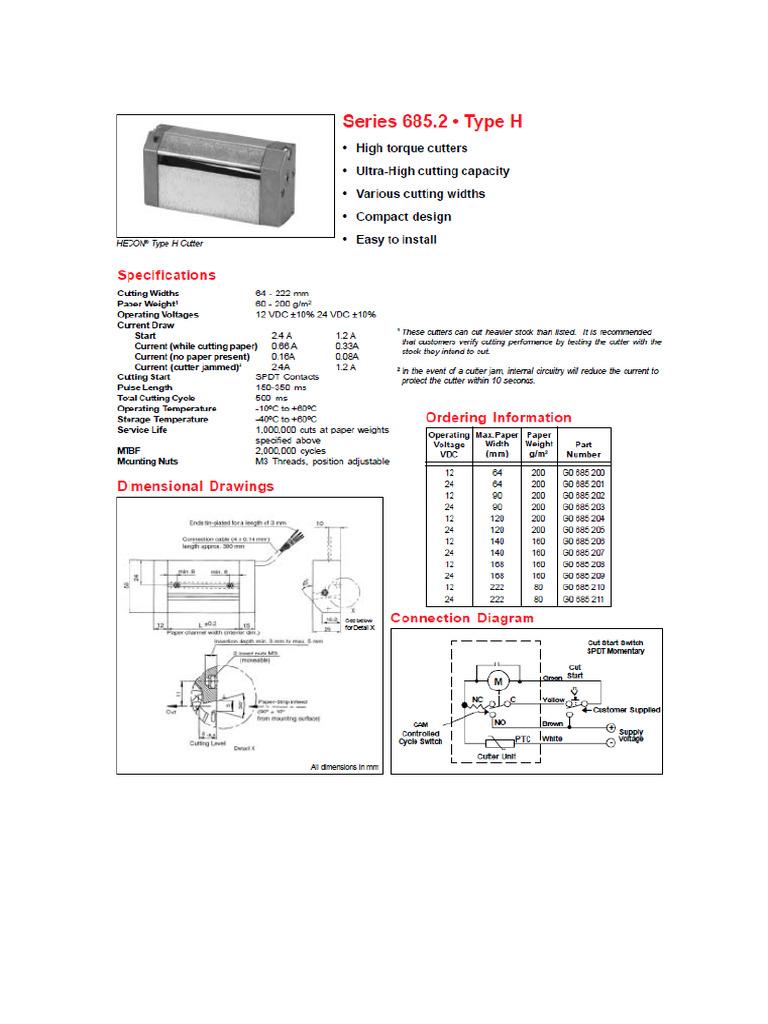 Rotary Cutter H | PDF