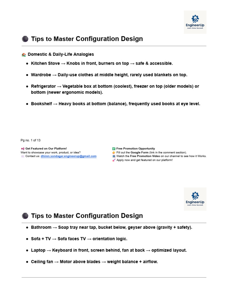 66 - Tips To Master Configuration Design | PDF
