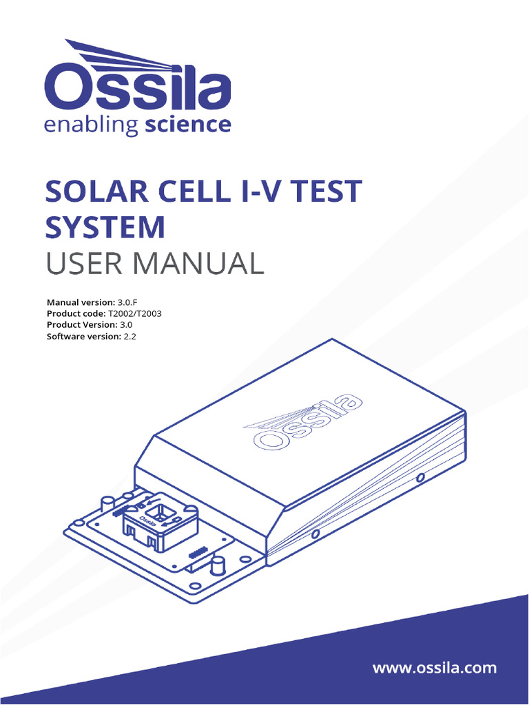 Solar Cell IV Test System | PDF | Computer File | Comma Separated Values