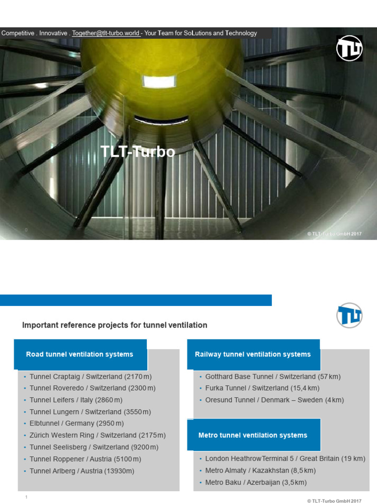 Tunnel Ventilation Solutions Overview | PDF | Tunnel | Ventilation ...