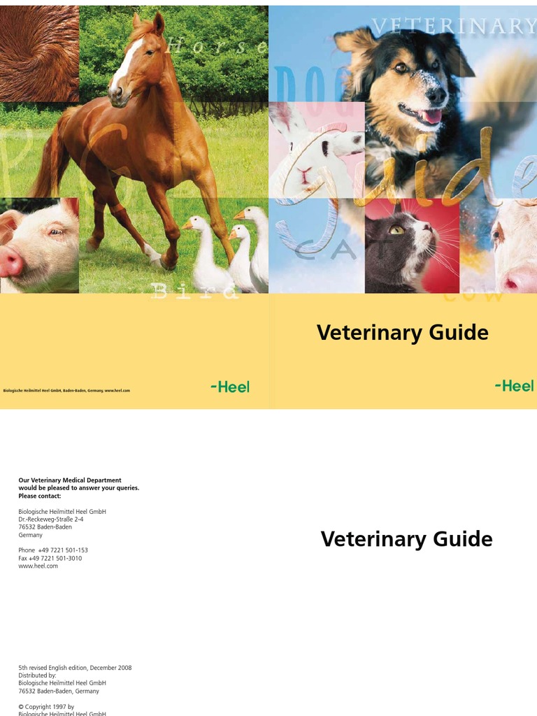 Heel Vet Guide | PDF | Homeopathy | Injection (Medicine)