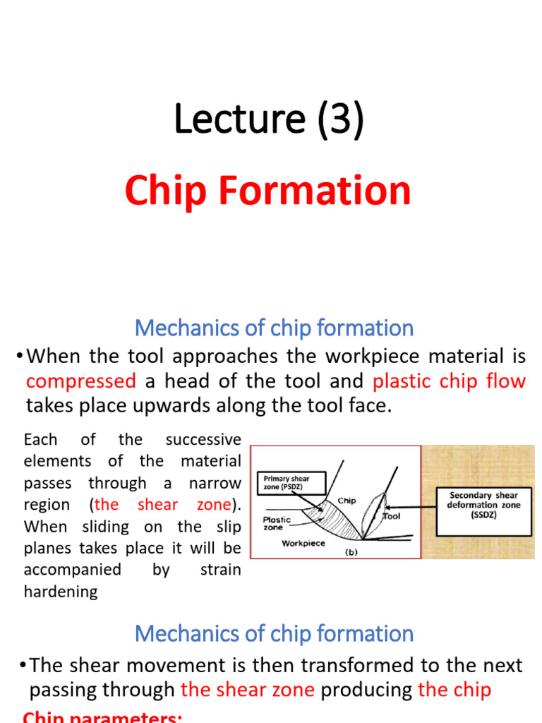 Mechanics of Chip Formation in Machining | PDF | Machining | Ductility