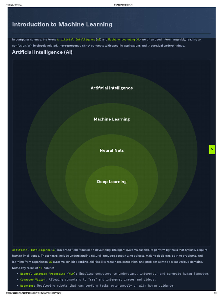 Understanding AI, ML, and DL Basics | PDF | Machine Learning ...