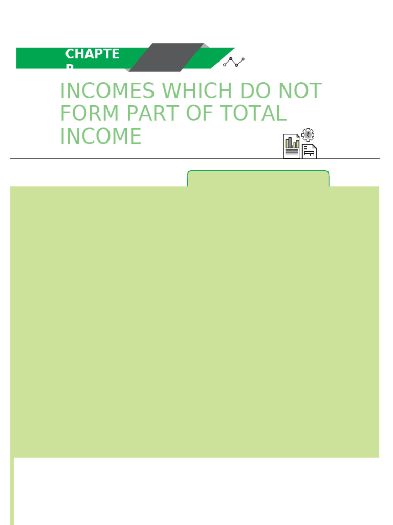 1income Do Not Form Part of Total Income | PDF | Taxes | Tax Exemption