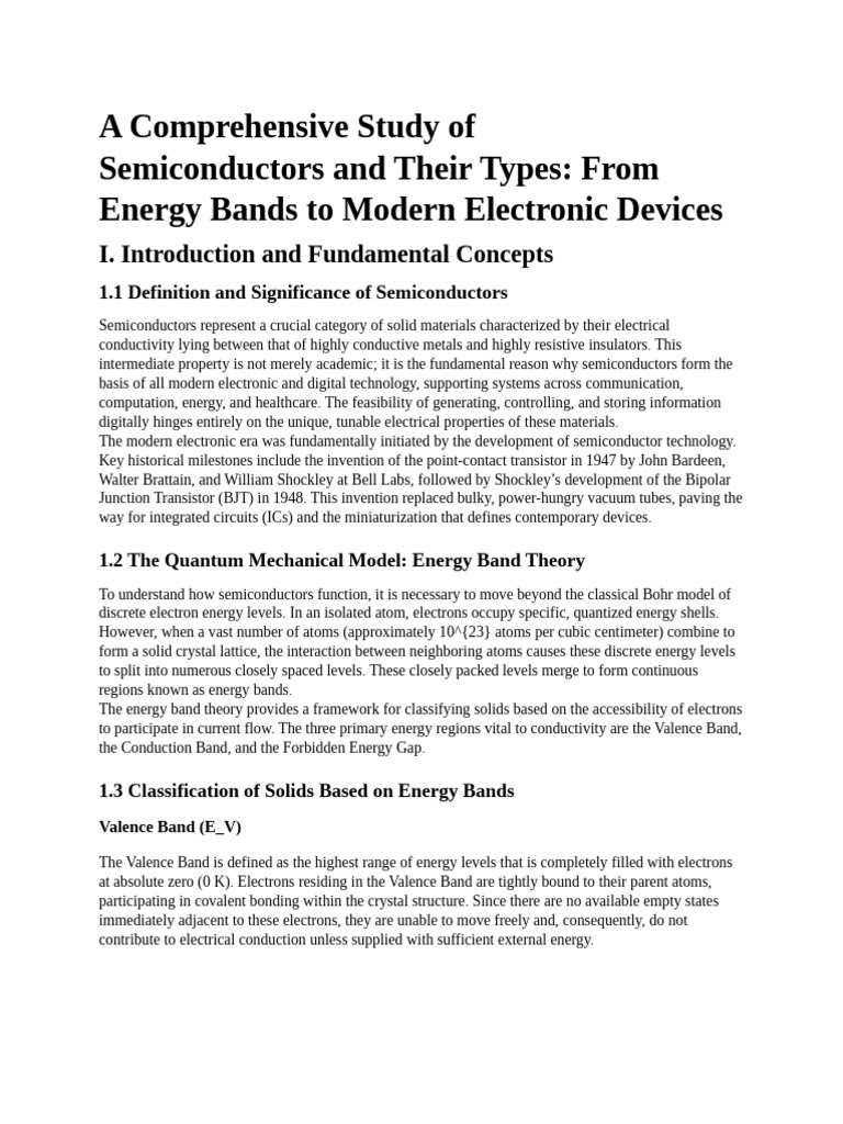 Semiconductor Project For Class 12 | PDF | P–N Junction | Bipolar ...