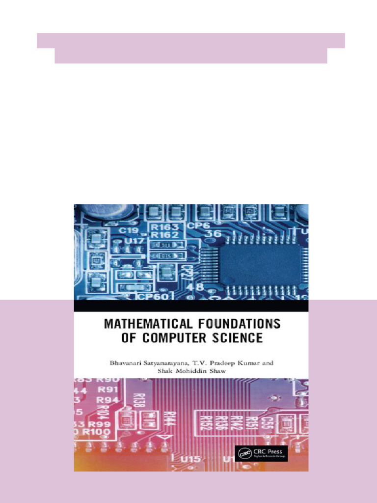 Mathematical Foundations of Computer Science 1st Edition Satyanarayana ...
