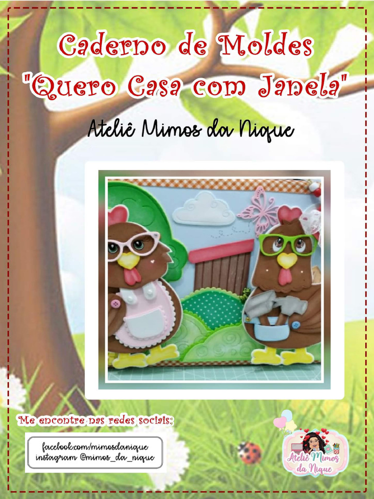 Caderno de Moldes Quero Casa Com Janela | PDF