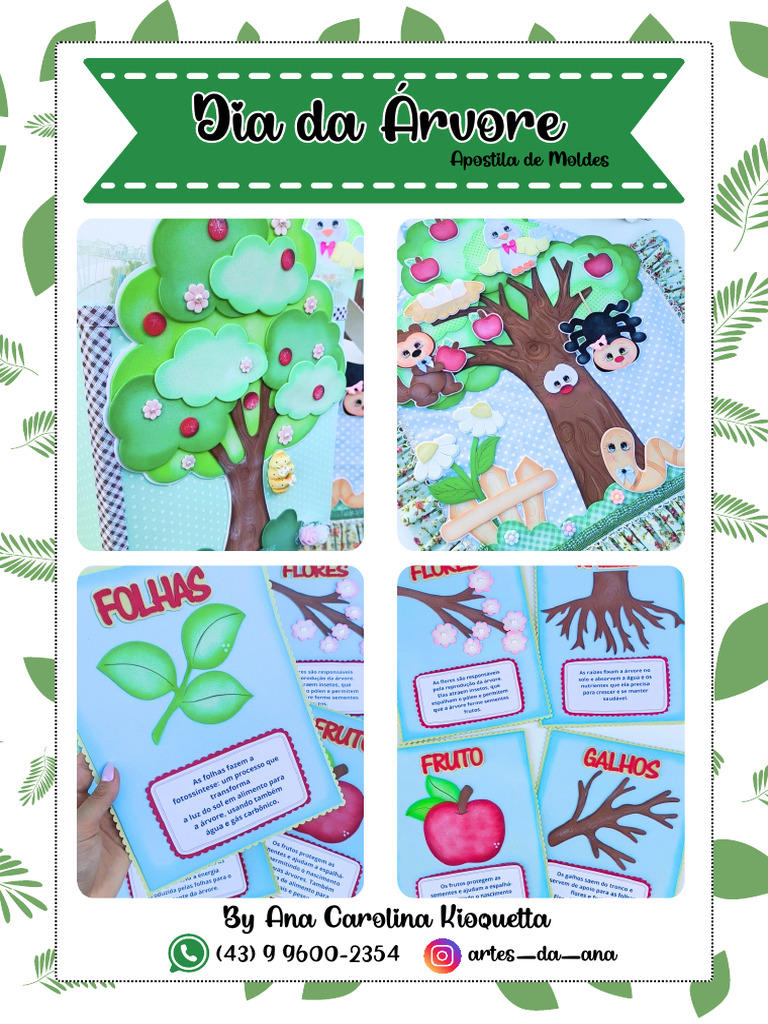 Apostila de Moldes Dia Da Arvore Fe18fa (1) | PDF | Árvores | Pedagogia