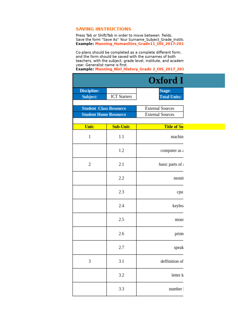 Erkinbekov ICT Year1 OIS 2019-2020 | PDF | Computer Keyboard | Office ...