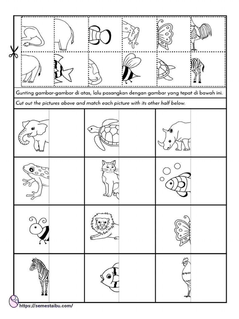 Worksheet Anak TK | PDF