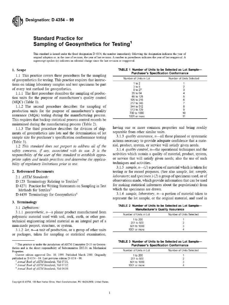 Astm D 4354 99.PDF - Toaz - Info | PDF
